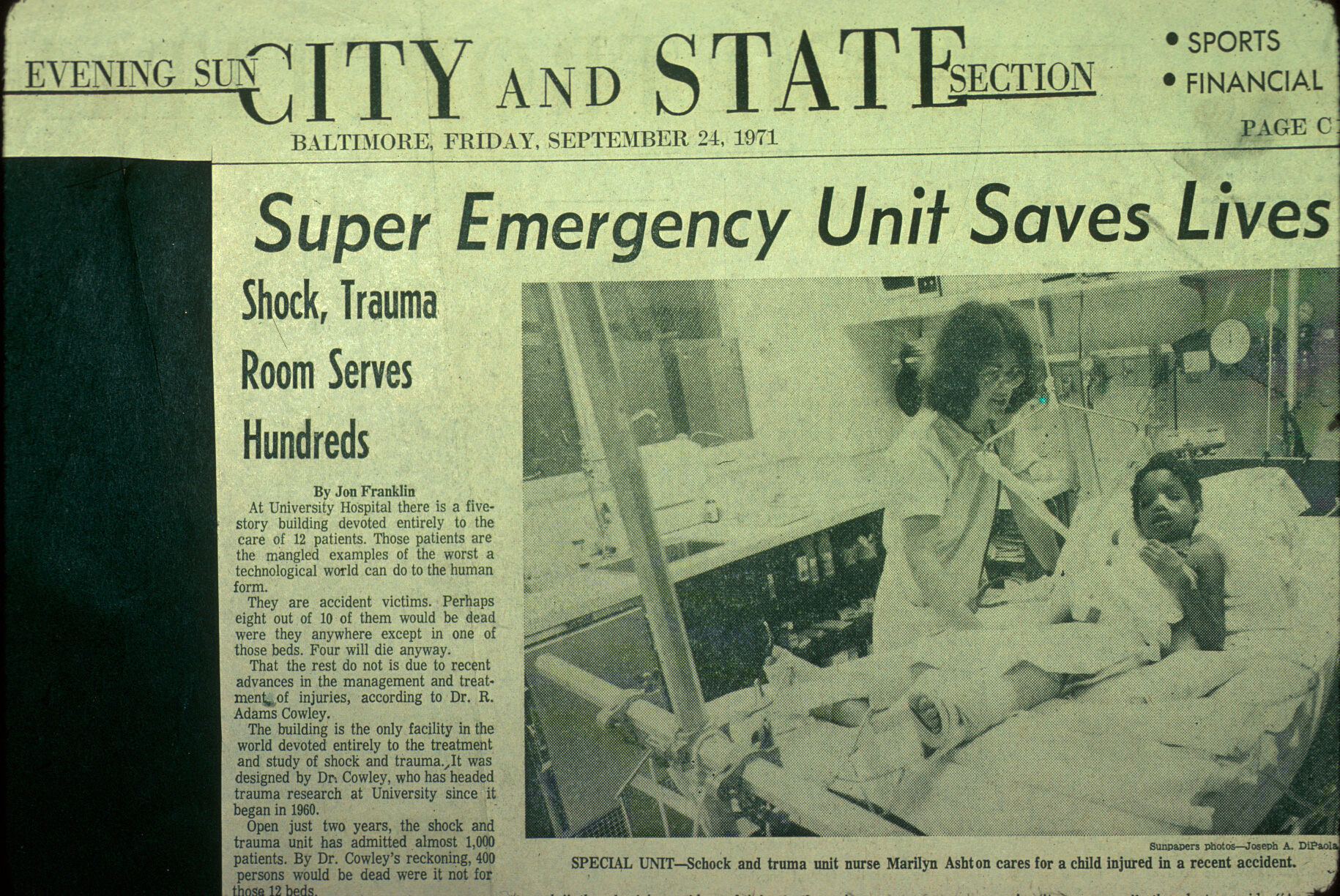 MIEMSS History Timeline